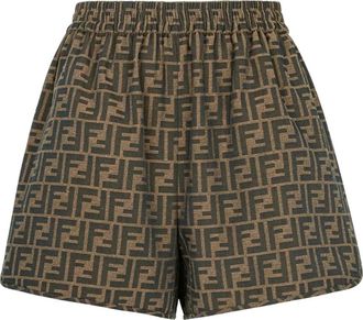 Fendi Damen, Shorts, Braun, 2XSGr&ouml;&szlig;e