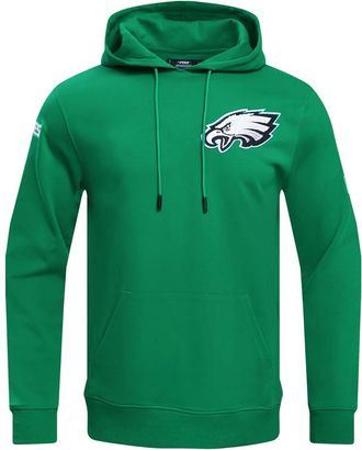 Pro Standard Mens NFL Philadelphia Eagles Classic Chenille Kapuzensweatshirt Kelly Gr&uuml;n XL