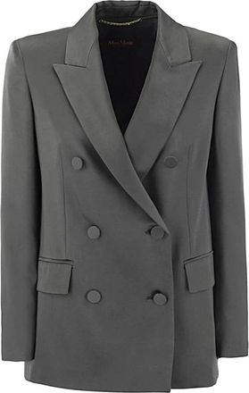 Max Mara Femme, Vestes, Gris, Taille: 36 FR Veste &Eacute;l&eacute;gante
