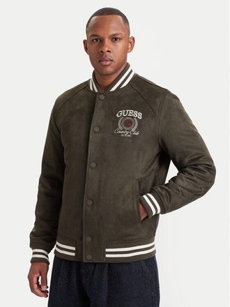Guess Bomberjacke M6YL23 W2814 Dunkelgr&uuml;n Regular Fit