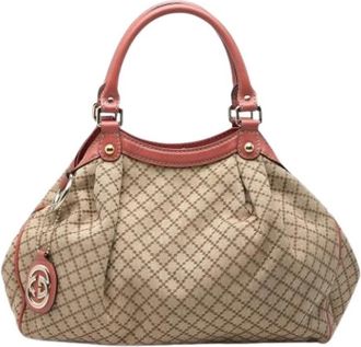 Gucci Sac Sukey Pre-owned - Femme - Pre-owned - Beige - Taille: ONE Size