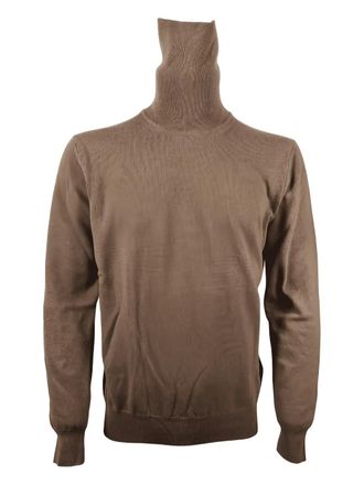 Altea ribbed roll-neck sweater - Marron