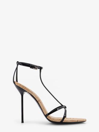 PARIS TEXAS Lidia leather and cork sandals - PARIS TEXAS - gender_Woman