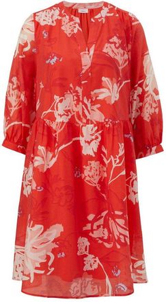s.Oliver Minikleid Kleid Tunikakleid mit All-over-Muster