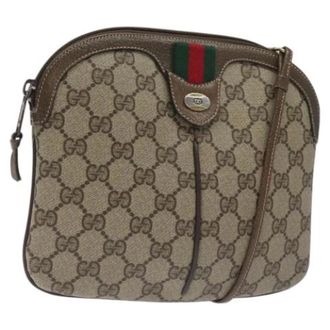 Gucci Pre-owned Cuir sacs-gucci - Femme - Pre-owned - Beige - Taille: ONE Size