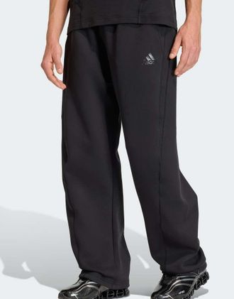 adidas Originals Spacer - Pantalon &agrave; ourlets ouverts - Noir
