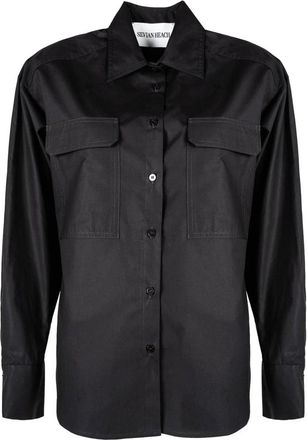 Silvian Heach Lockere Bluse - - Blouses & Shirts - Damen - Schwarzk - S