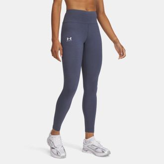 Under Armour Rival Leggings für Damen Castlerock / Schwarz XL