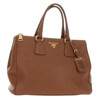 Prada Pre-owned Vintage Hand Bag - Femme - Pre-owned - Brun - Taille: ONE Size
