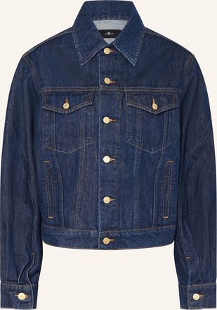 7 For All Mankind Jeansjacke Twisted blau