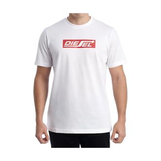 Diesel Homme, Tops, Blanc, Taille: M Logo Graphic T-Shirt