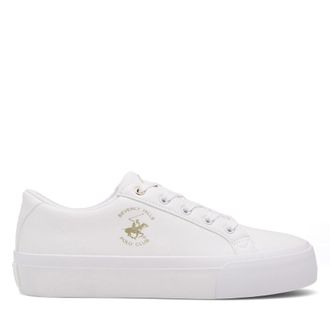 Beverly Hills Polo Club Sneakers aus Stoff Beverly Hills Polo Club CEOWB-BHPC040W Wei&szlig;