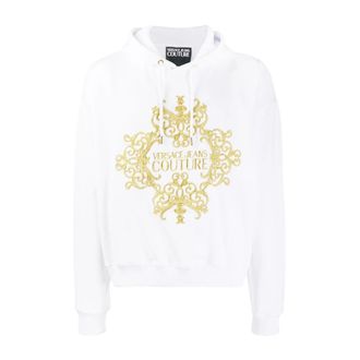 Versace Jeans Couture Logo Hoody - - Sweatshirts & Hoodies - Herren - Wei&szlig; - 2XL