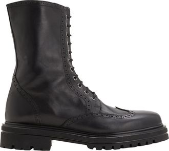 8 by YOOX LEATHER HIGH BOOTS