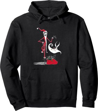Disney Nightmare Before Christmas Holiday Jack & Zero Pullover Hoodie