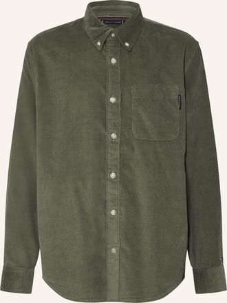 Tommy Hilfiger Cordhemd gruen