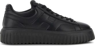 Hogan Homme, Chaussures, Noir, Taille: 41 1/2 EU Baskets H-Stripes