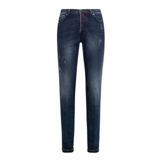 Kiton Slim Fit Baumwolljeans - - Jeans - Herren - Blau - W33