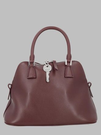 Maison Margiela Unisex Shoulder Bag 5ac Soft Mini Leather Bordeaux