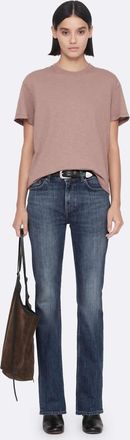 AllSaints Addi T-Shirt in Mauve Pink-Rosa
