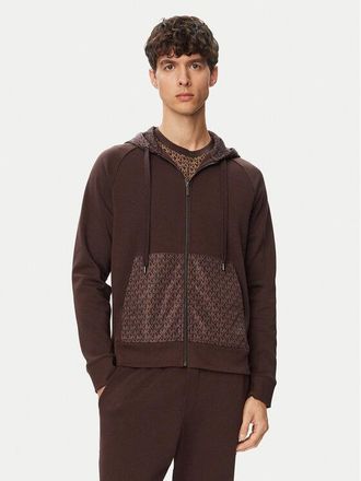 Michael Kors Sweatshirt CF552Q55MF Dunkelbraun Regular Fit