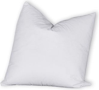 Loberon Kissenfüllung Indra, Formstabil und Angenehm Weich, Klassische Zierkissenmaße, 50x50 cm, Wohntextilien, Kisseninlet, Polyester, Entenfedern, weiß