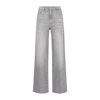 7 For All Mankind Lotta Panalu Gerades Jeans - - Jeans - Damen - Grau - W27