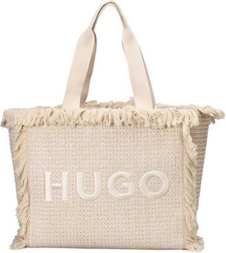 HUGO BOSS Becky Tote R, Sac à main Femme, NATURAL, One Size