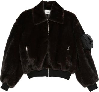 Coperni veste en fourrure artificielle - Marron