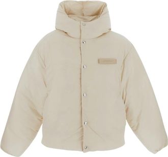 Jacquemus Polyamid Steppjacke - - Jackets - Herren - Wei&szlig; - S