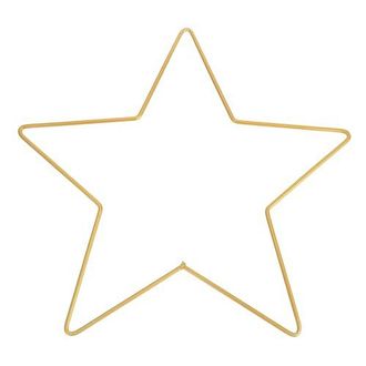 FAVOMOTO Couronne de fil en forme détoile - Cadre en métal - Couronne en forme de pentagramme en macramé - Anneaux pour la maison, le Nouvel An, les vacances