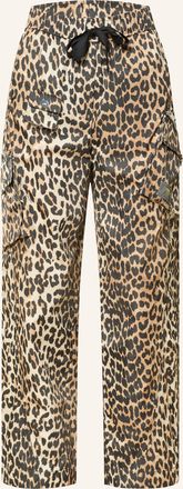 Ganni Cargohose braun