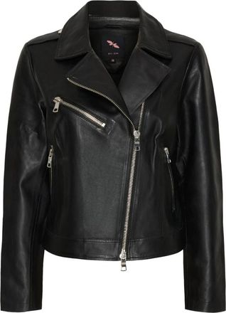 BTF-CPH Bonded Biker Jacket - - Jackets - Damen - Schwarzk - M