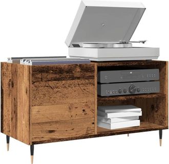 vidaXL Armoire &agrave; disques vieux bois 84,5x38x48 cm bois ding&eacute;nierie Vidaxl