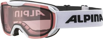 Alpina Alpina Sports Thaynes Q Skibrille Kunststoff/Polycarbonat Weiß 100% UV-Schutz, A7097 0 15