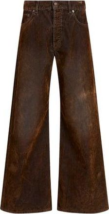 Jeanerica Pantalon large velours c&ocirc;tel&eacute; Gion en coton