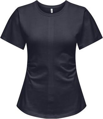 Only Onlmarie Life S/S Ruching Top JRS Noos