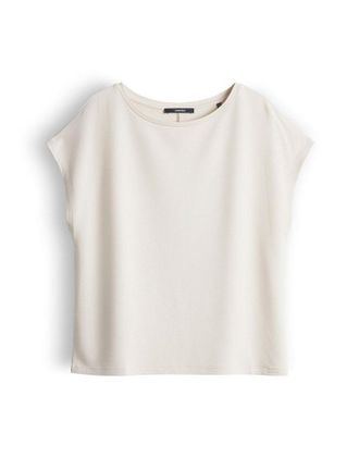 someday Kurzarmshirt Kamie aus Modal U-Boot-Ausschnitt, entspannt f&uuml;r Everyday-Looks