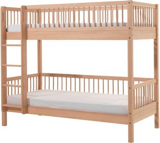 Vipack Etagenbett Forrest 90x200cm - Massivholz Buche