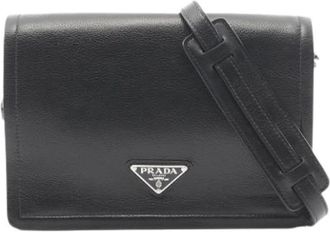 Prada Sac bandouli&egrave;re vintage Pre-owned - Femme - Pre-owned - Noir - Taille: ONE Size