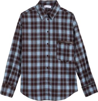 Weili Zheng Femme, Blouses et Chemises, Multicolore, Taille: 42 FR Camicia in cotone a quadri