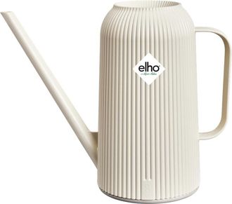 ELHO Elho Vibes Fold Gie&szlig;kanne 1.7ltr - Gie&szlig;kanne f&uuml;r Zimmerpflanzen - 100% recyceltes Plastik - L25.2 x B7.4 X H21 - Wei&szlig;/Leinenwei&szlig;