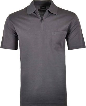 Ragman Herren RAGMAN Kurzarm Poloshirt, Anthrazit, Gr. XXL