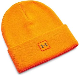 Under Armour Unisex Halftime Cuff Beanie, (793) Squad Orange/Expedition Green, Einheitsgr&ouml;&szlig;e