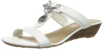 s.Oliver Femme Décontracté Mules, Blanc 100, 36 EU