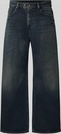 Diesel Wide Fit Jeans mit Logo-Patch
