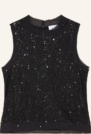 Darling Harbour Darling Harbour Spitzentop Mit Pailletten Und Schmucksteinen schwarz
