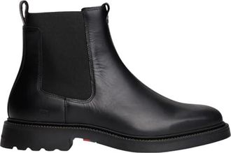 Tommy Hilfiger Bottines Chelsea Homme Comfort Cuir, Noir (Black), 43