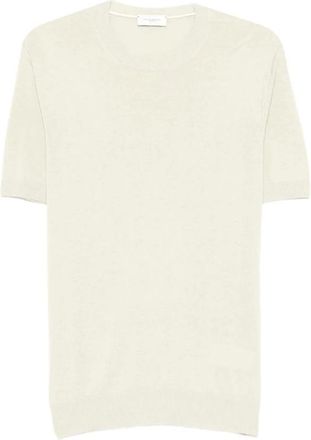 Paolo Pecora Homme, Pulls, Blanc, Taille: S Maglia a girocollo