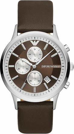 Emporio Armani Chronograph Ar11490 - - Accessories - Herren - Braun - ONE SIZE